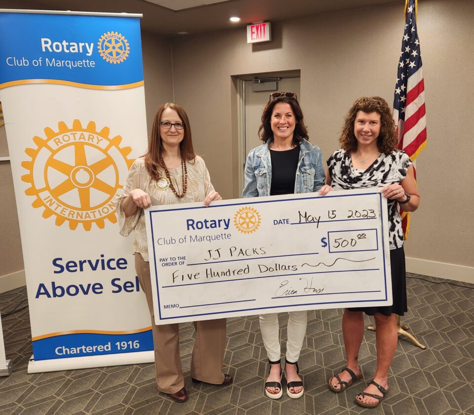 Rotary backs JJ Paks | News, Sports, Jobs - The Mining Journal